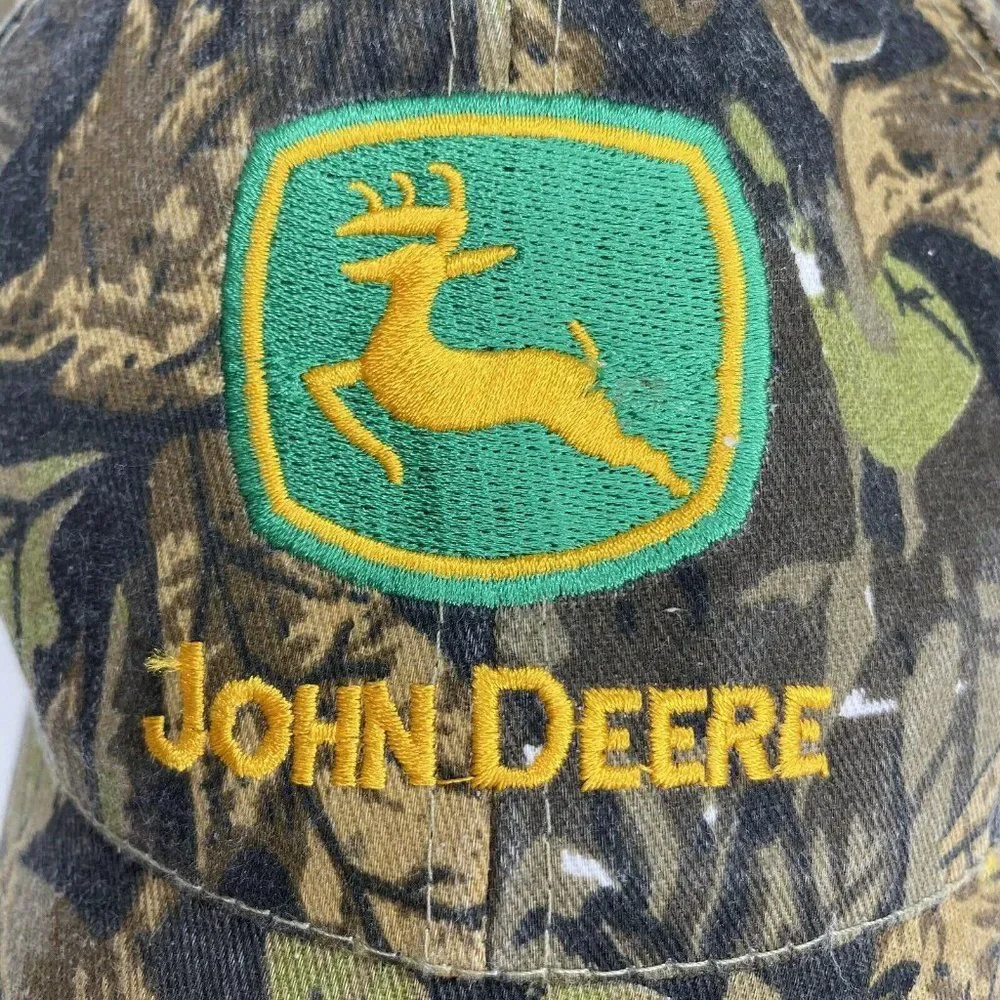 John Deere | Accessories | John Deere Camo Hunting Hat Adjustable Strap ...